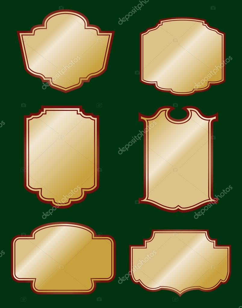 Decorative Plaques & Signs Stock Vector by ©sonofpromise 28209127