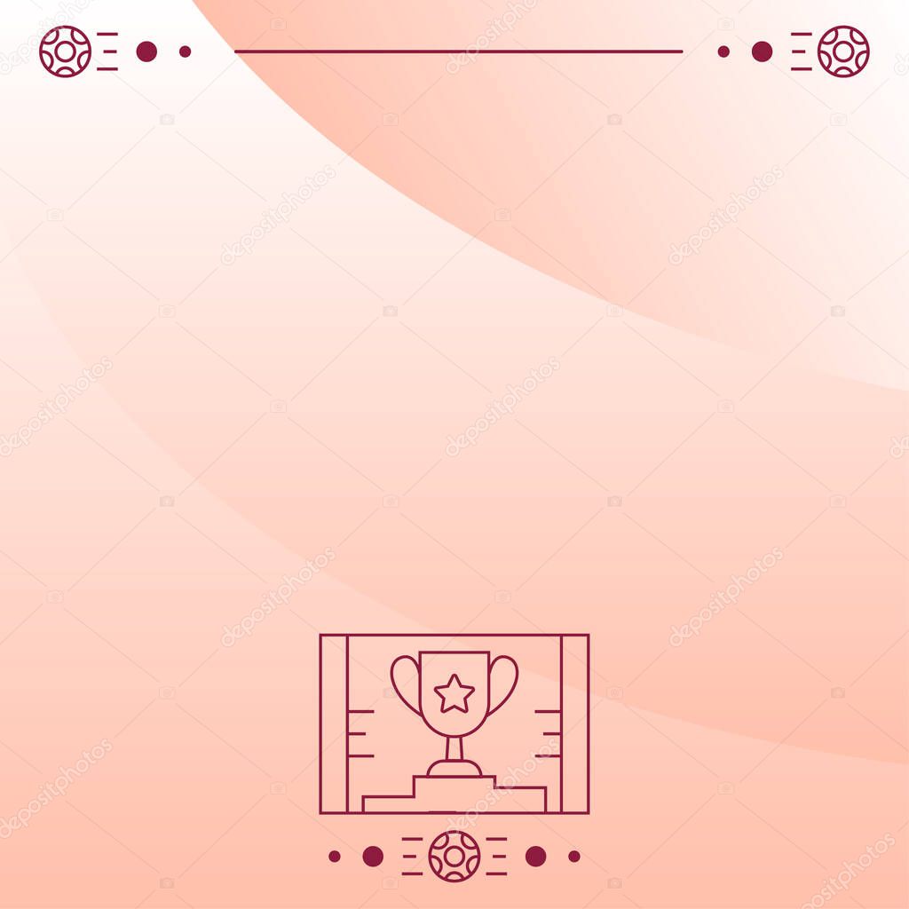 Abstract Red Gradient Background Vector Sport Competition Elements ...