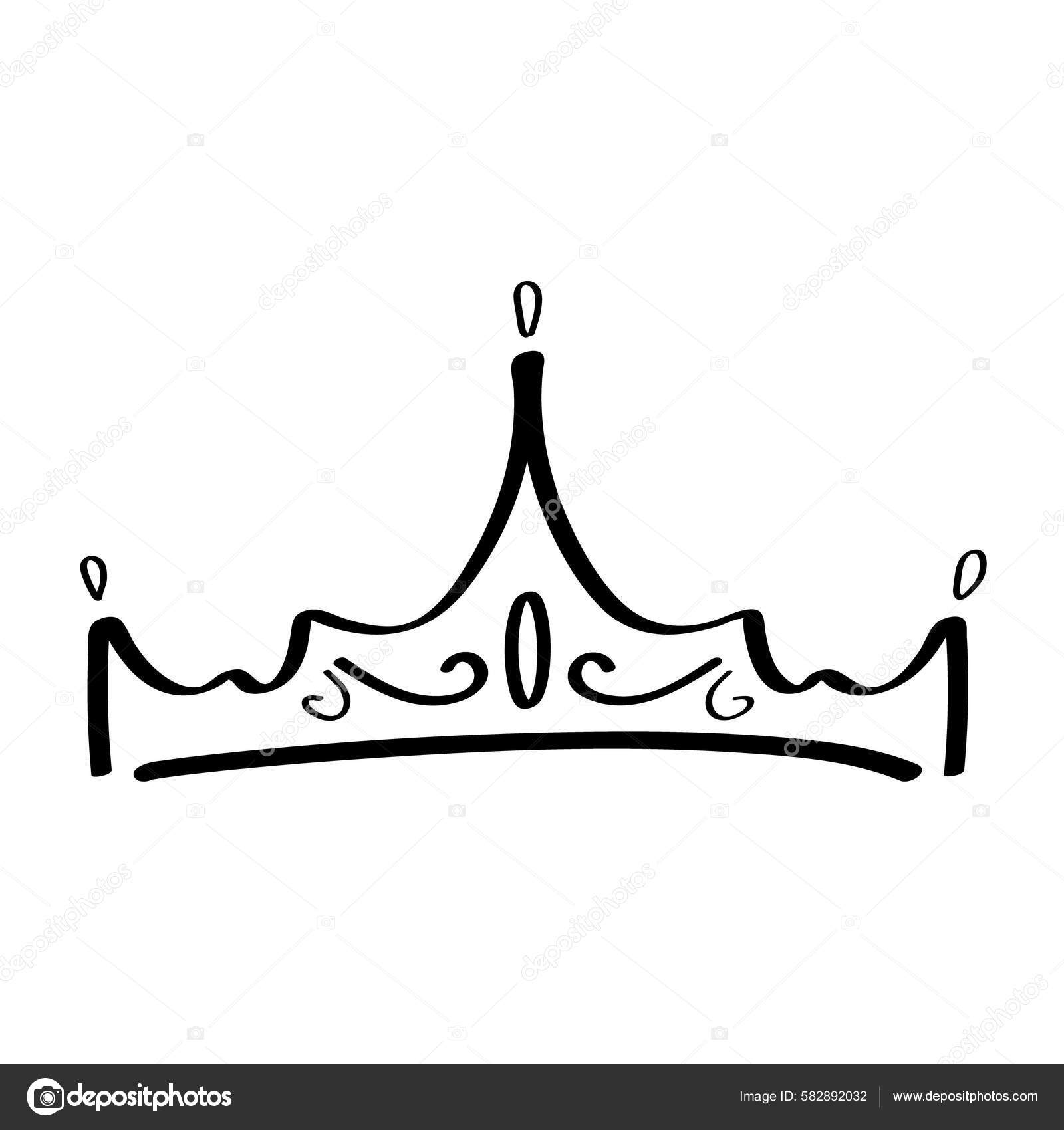 Simple Crown Drawing