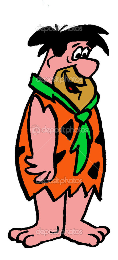 Caricature. Fred Flinstone — Stock Editorial Photo © cartoonist #28752161