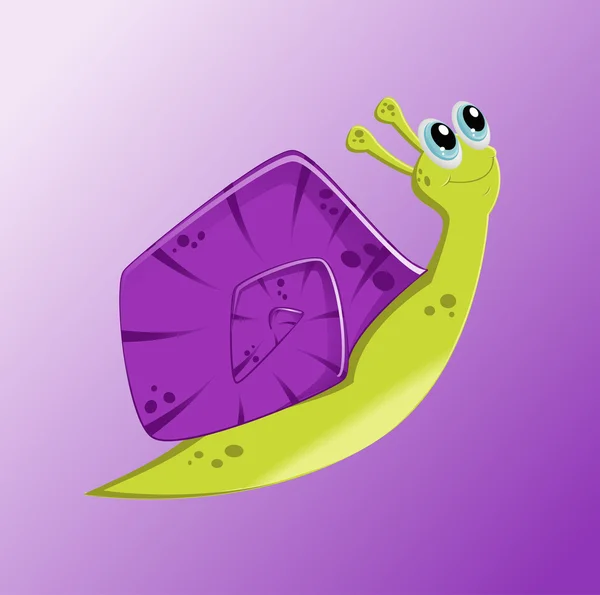 Vicces rajzfilm csiga Vector Art Stock Images | Depositphotos