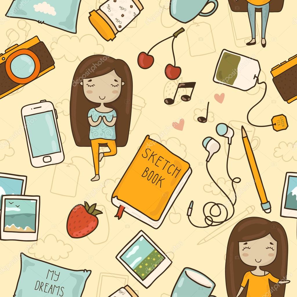 Everyday things of life. — Stock Vector © artnis #46282761