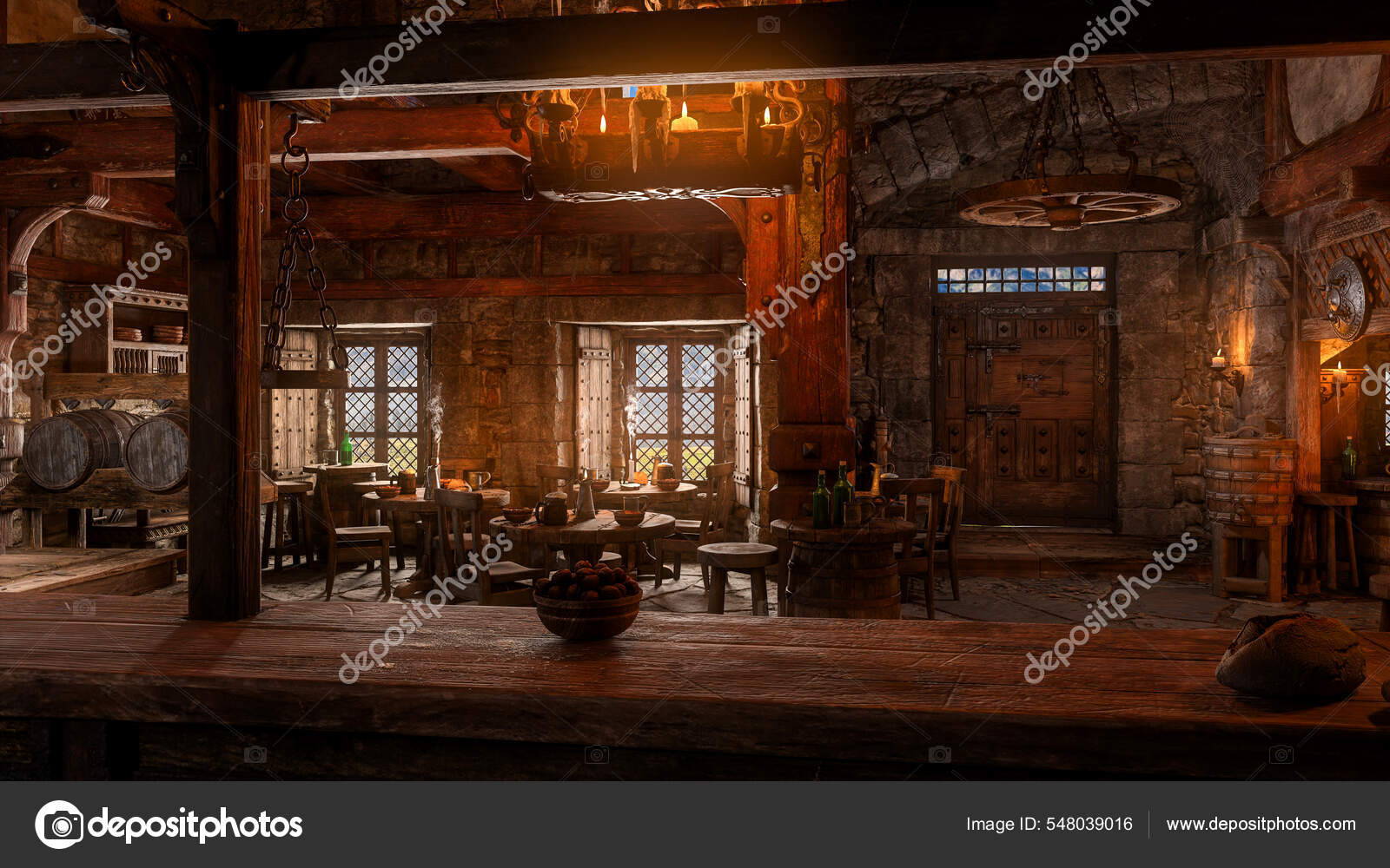 Medieval Inn Interior