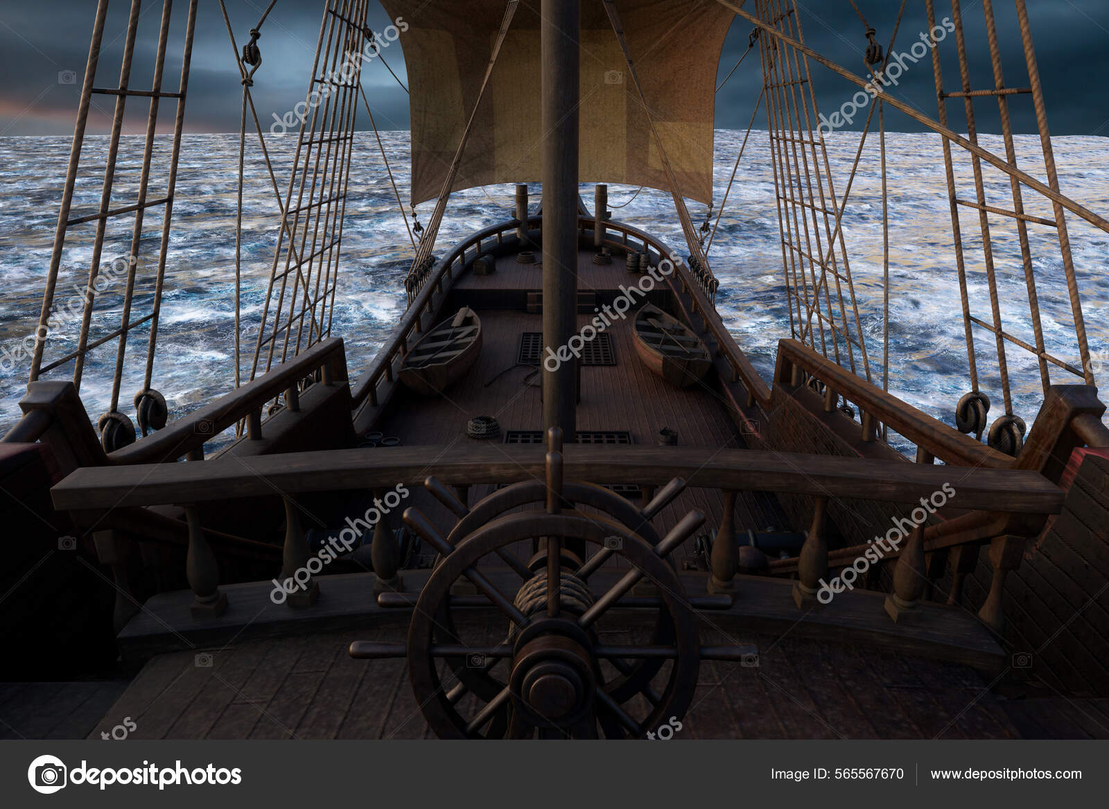 Sailing Ship Wheel
