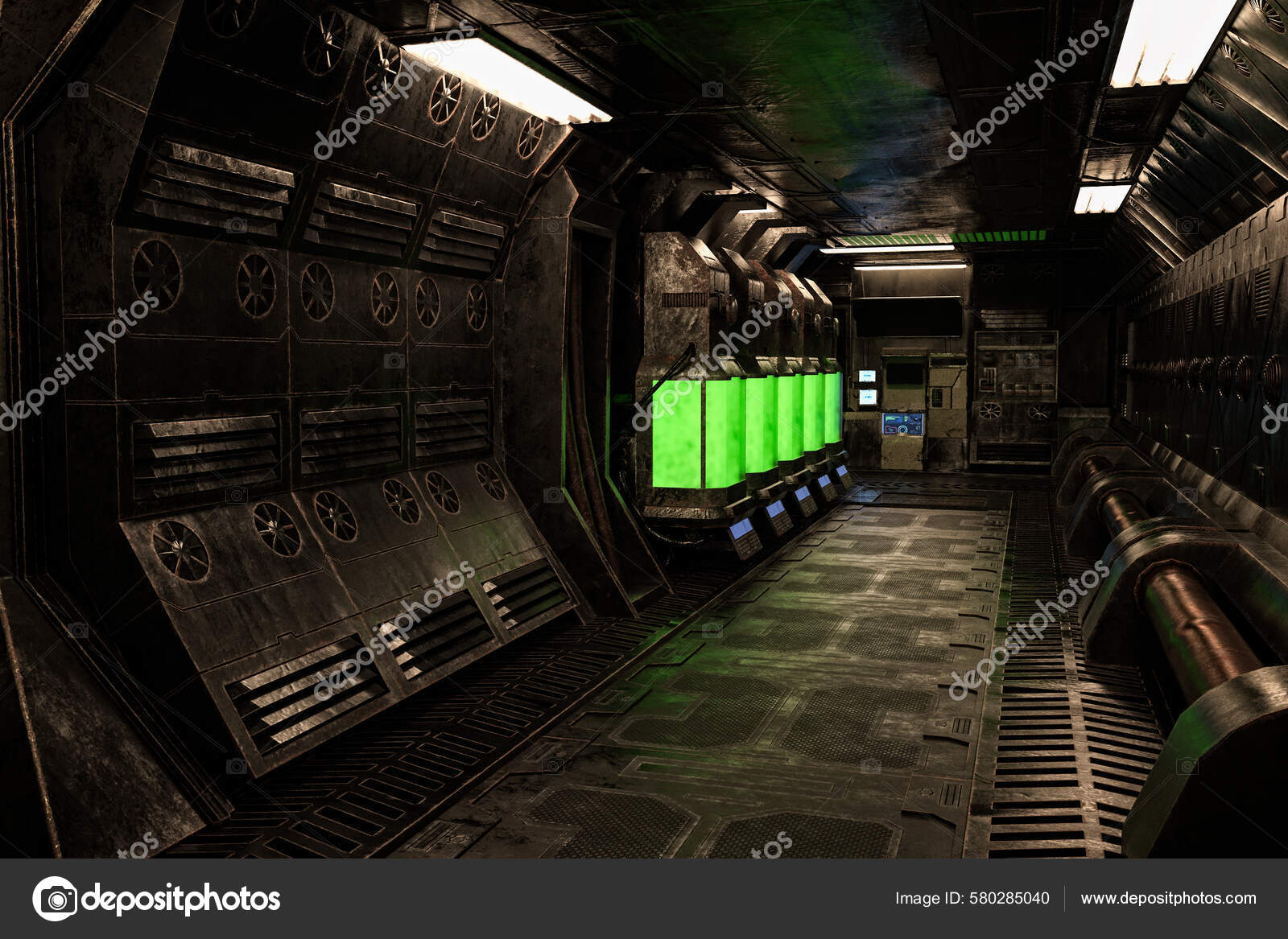 Alien Spaceship Interior