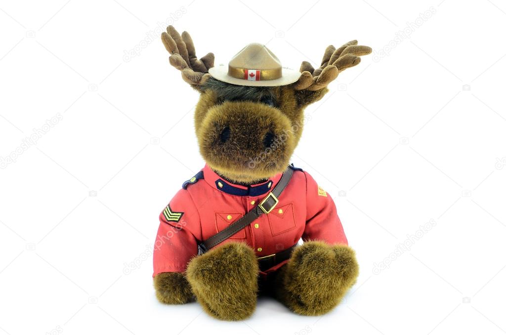 Royal Canadian Mounted Police Moose juguete suave 2024