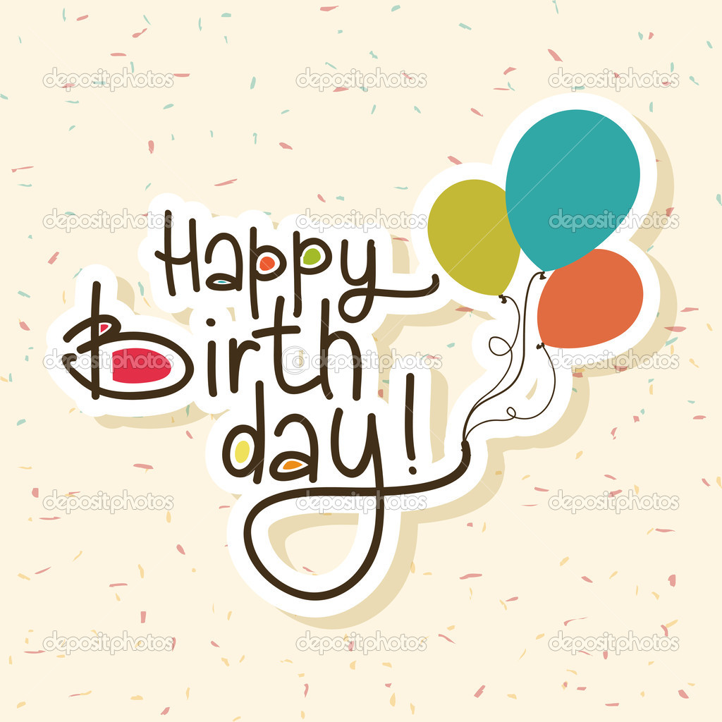 Happy Birthday Stock Vector by ©DAVIDS47 46519239