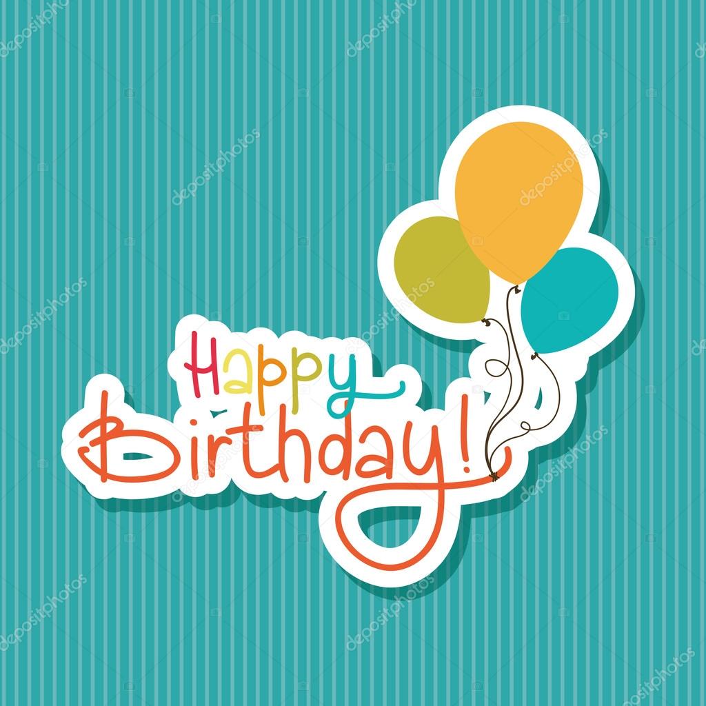 Happy Birthday Stock Vector by ©DAVIDS47 46519267