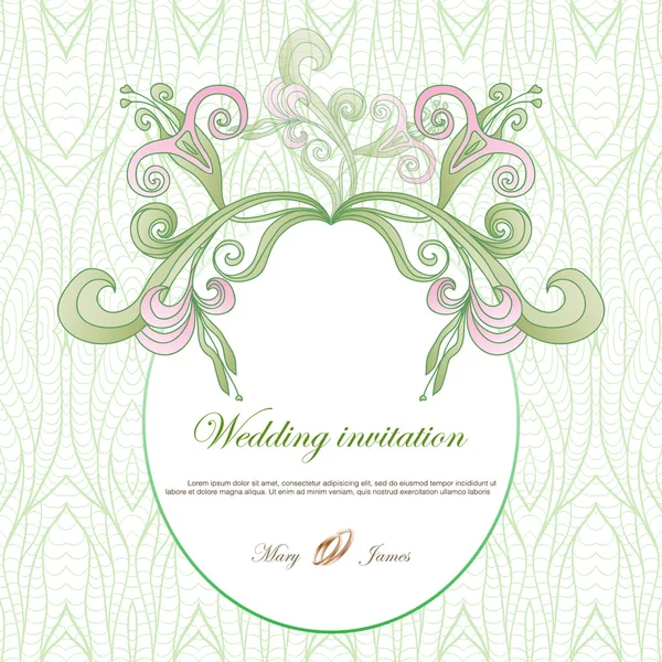 Vector Side Floral Pattern and Frame — Stock Vector © createfirst #5458006