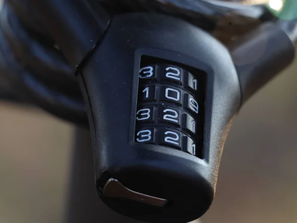 Bicycle code lock with numbers 2022. Protection of vehicles from theft ...