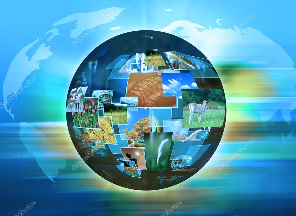 Abstract the world technology Stock Photo by ©sommaill 28206455