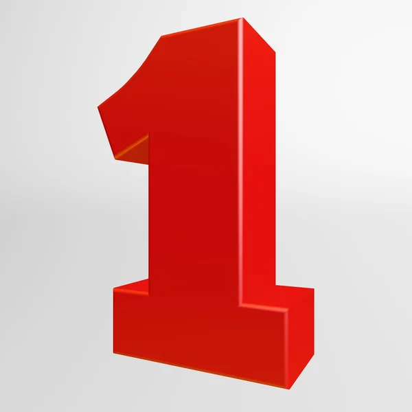 3d red number — Stock Photo © CLIPAREA #13283181