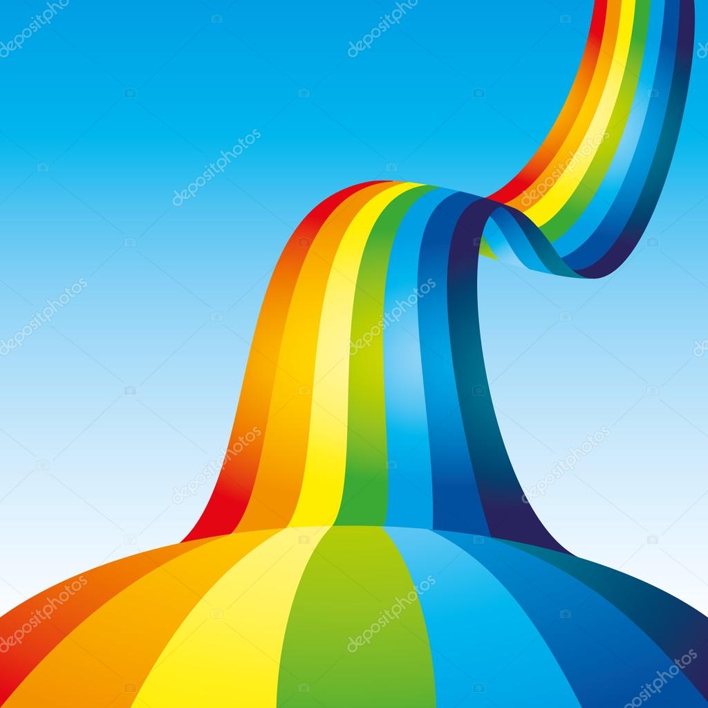 Rainbow Slide Background