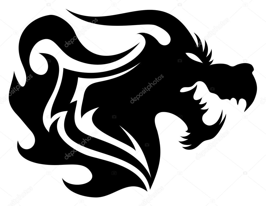 Dragon sign on white. Stock Vector by ©taronin 30357839