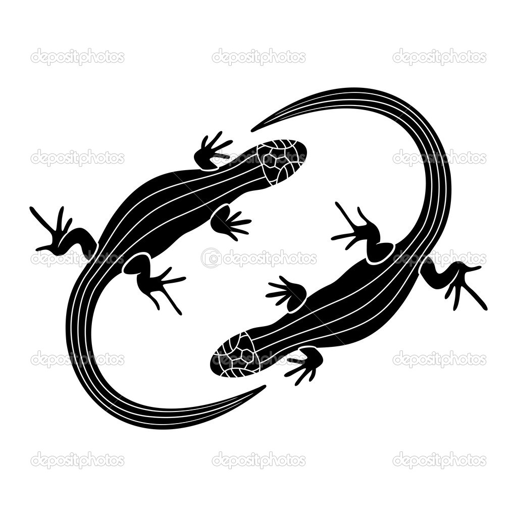 Vector sign. Lizards. Stock Vector Image by ©taronin #46321621