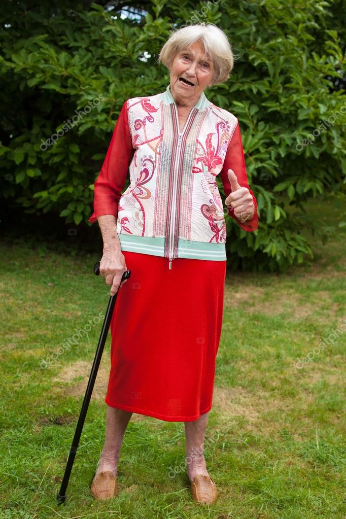 Elderly Woman Standing