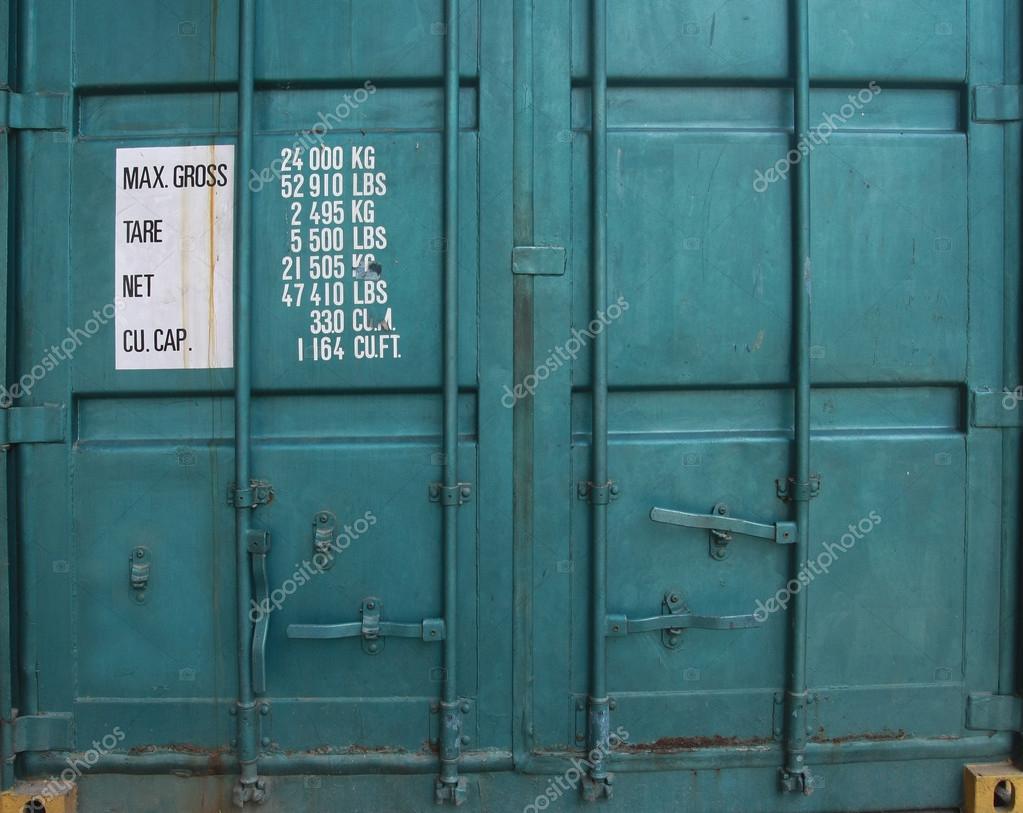 Door of cargo container box background Stock Photo by ©aodaodaodaod ...