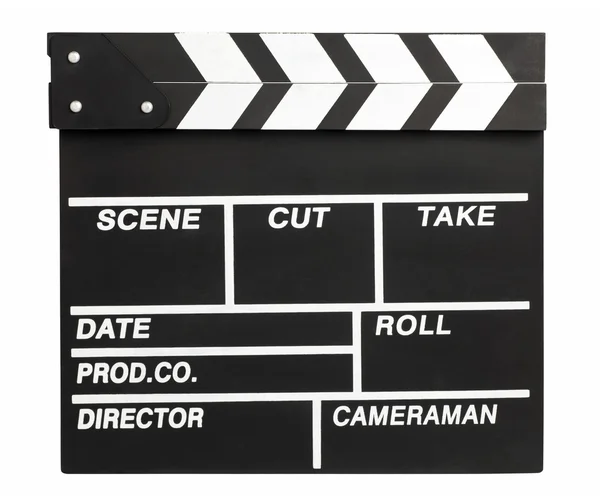 Clapper board on white background Stock Photo by ©jirkaejc 34075503