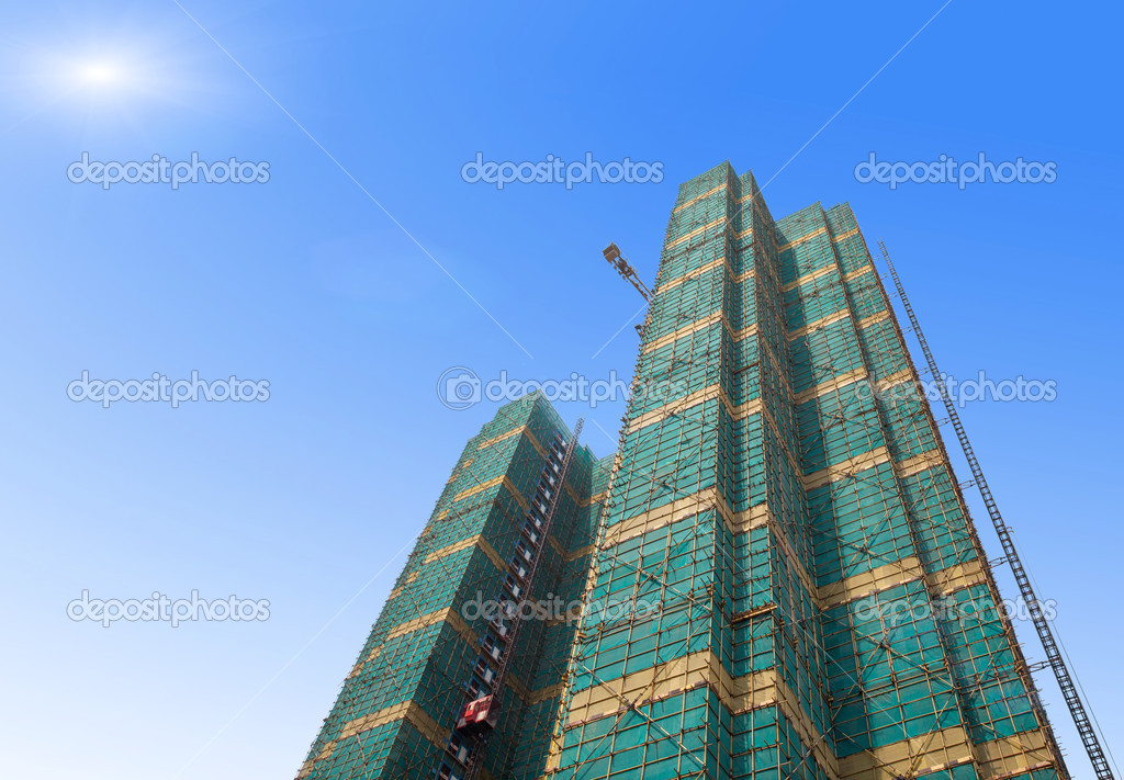 Construction of building — Stock Photo © koosen #45131195