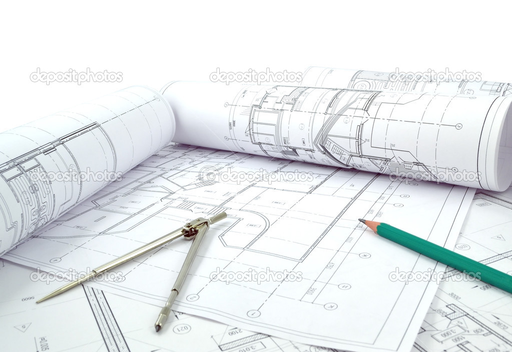 Project drawings — Stock Photo © GeorgiMironov #39886371