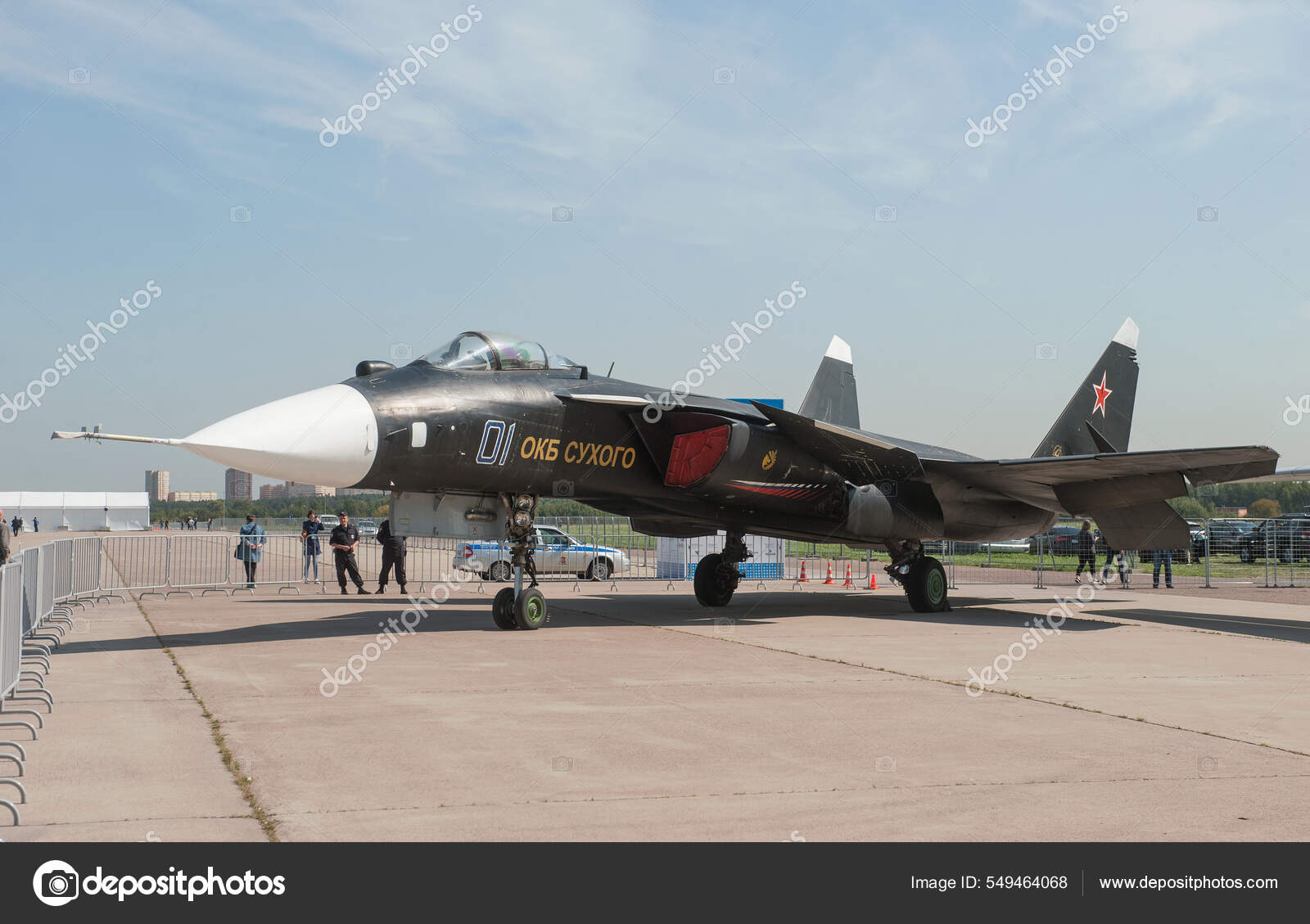 Zhukovsky Russia August 2019 Russian Experimental Advanced Sukhoi ...