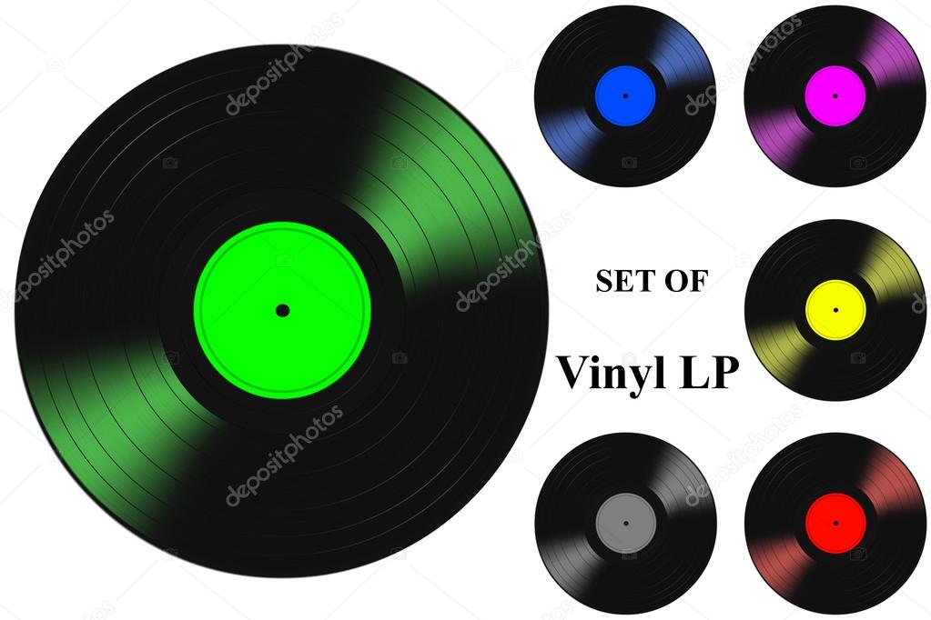 LP long play microsurco vinilo discos de gramófono — Foto de stock ...