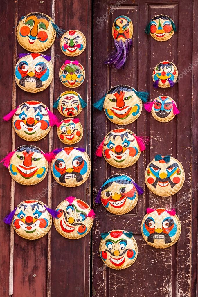 Mask in Vietnamese temple – Stock Editorial Photo © Aoshivn #38752307