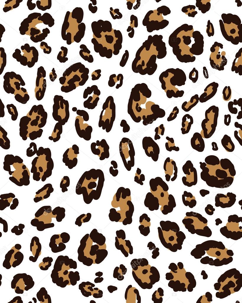 Patrón Sin Costura De Piel De Leopardo — Vector De Stock © Paprika