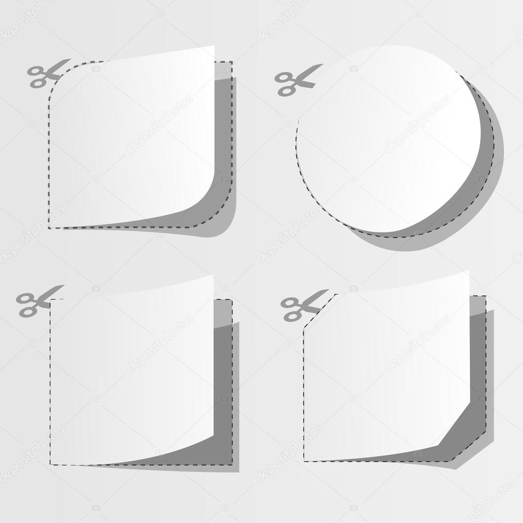 Blank vector stickers Stock Vector Image by ©Laihiala #29227265