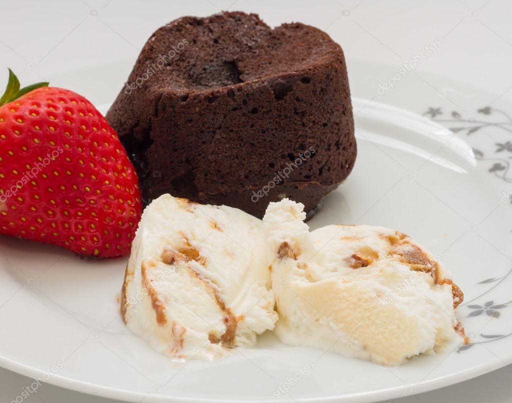 Volcano cake . Stock Photo by ©suprunvit 39019119