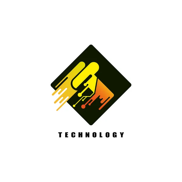 Ran technology logo imágenes de stock de arte vectorial | Depositphotos