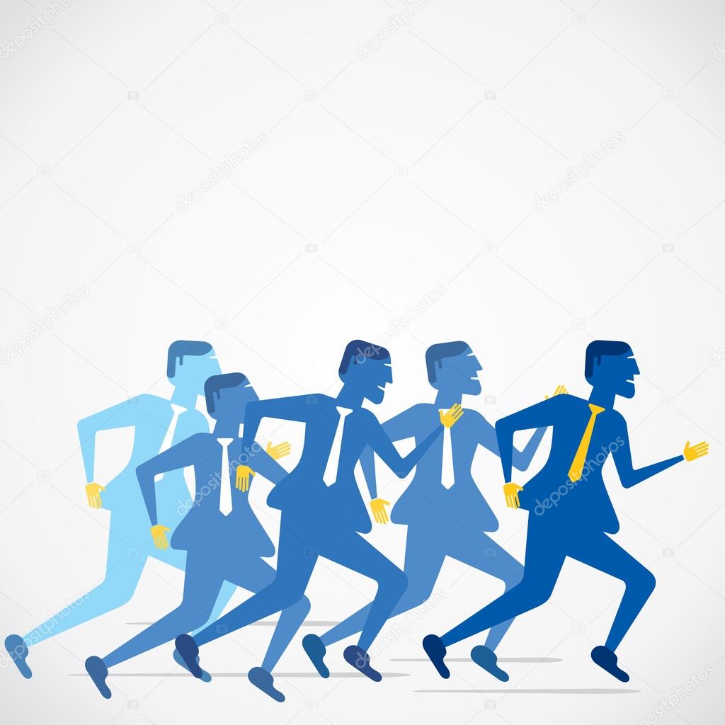 Business competition vector — Stock Vector © vectotaart #28995577