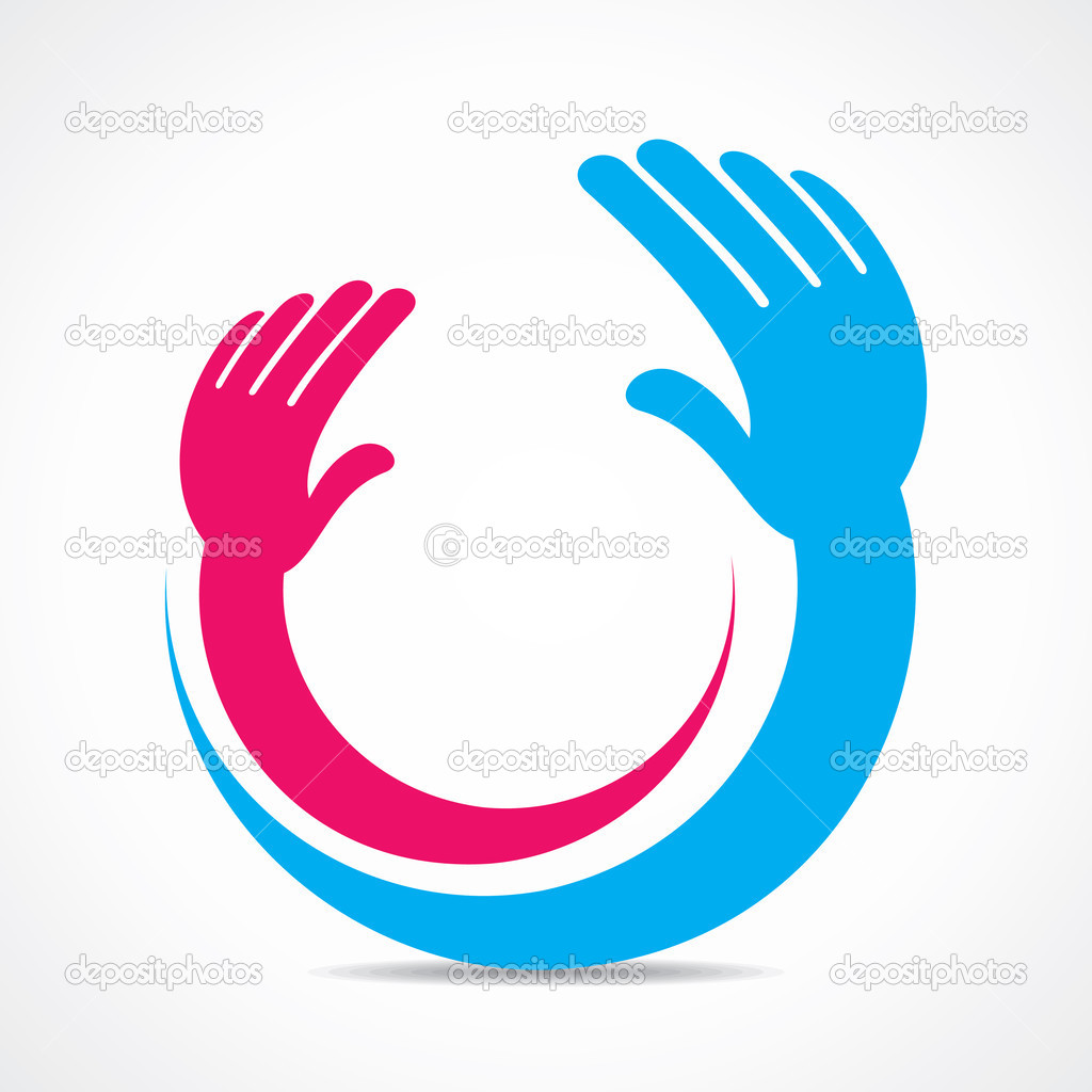 Creative hand icon or symbol vector concept Stock Vector Image by ...