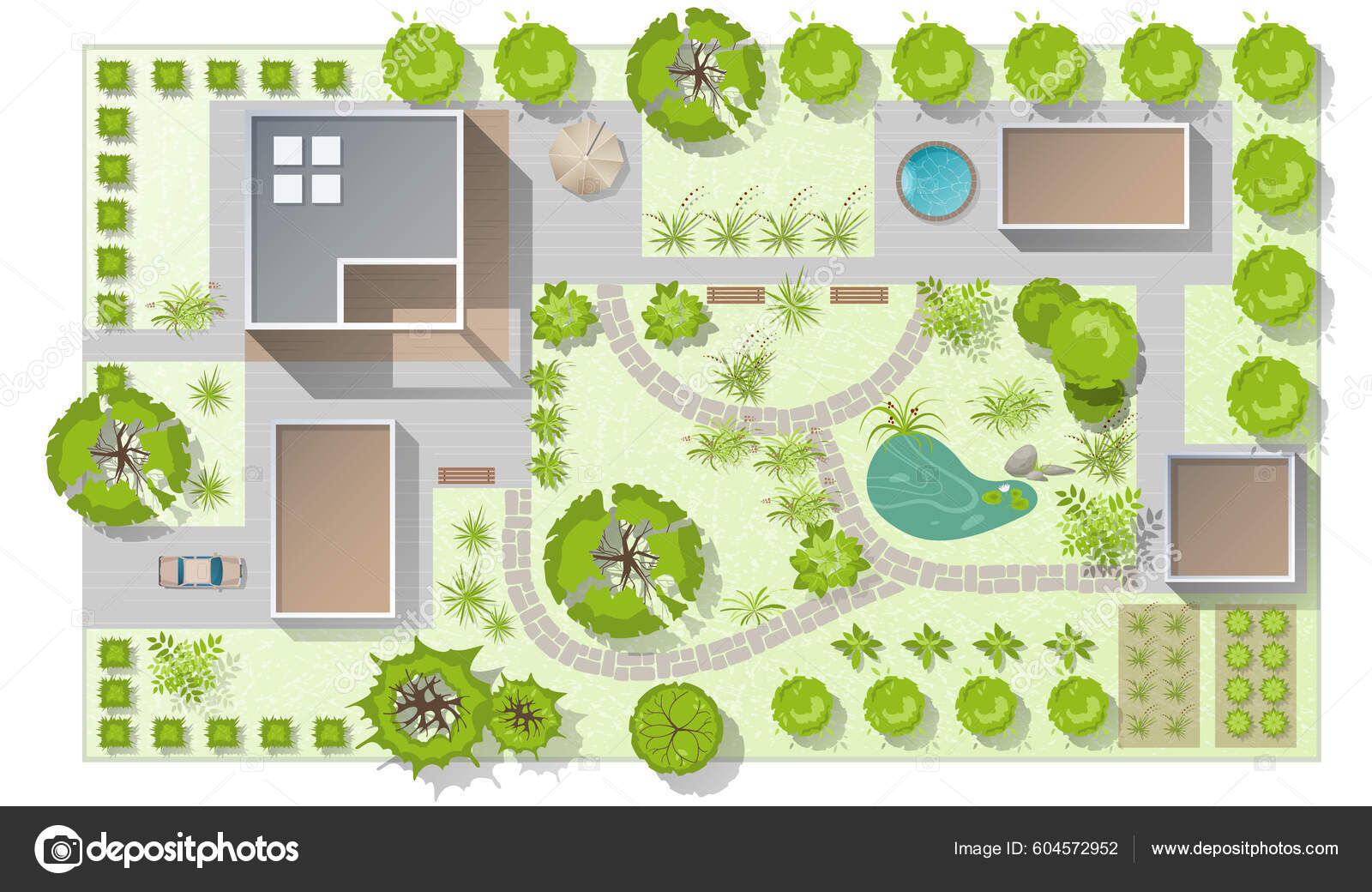Garden Plan Top View