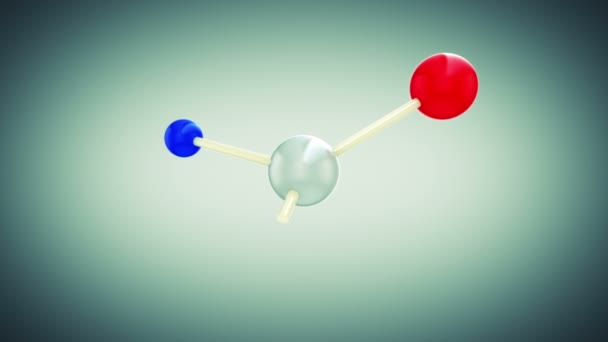 Beautiful Molecule Structure in microscope. Stock Video Footage by ...