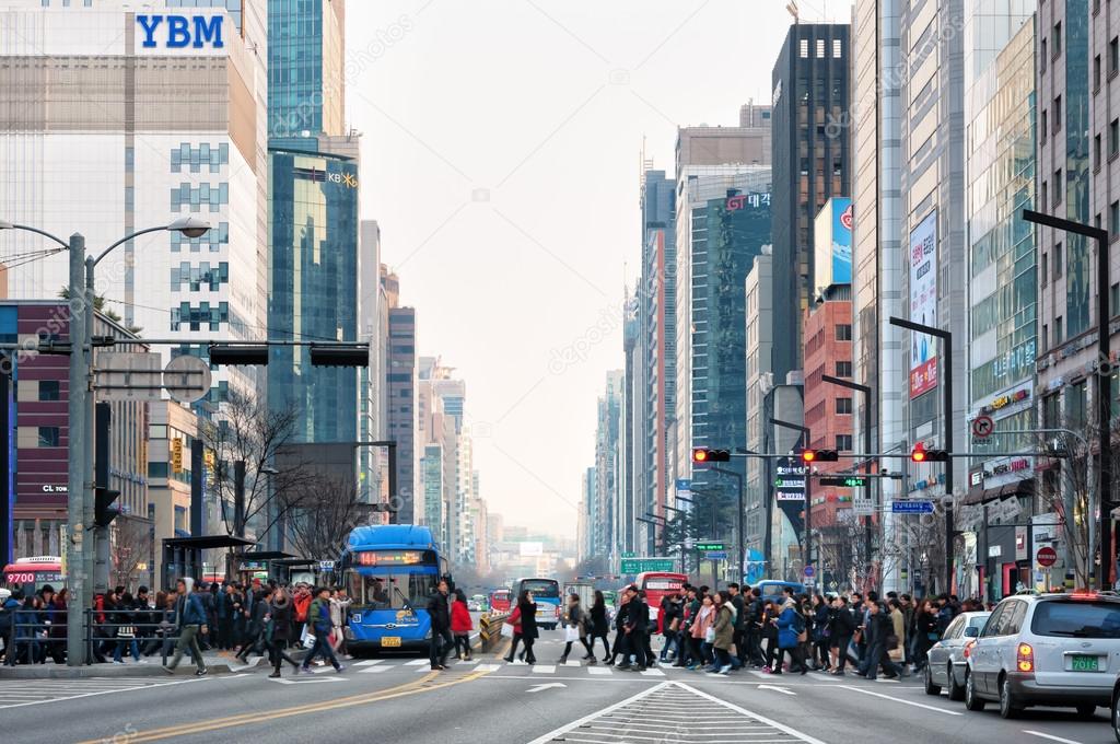 Gangnam Crosswalk – Stock Editorial Photo © vincentstthomas #45771887