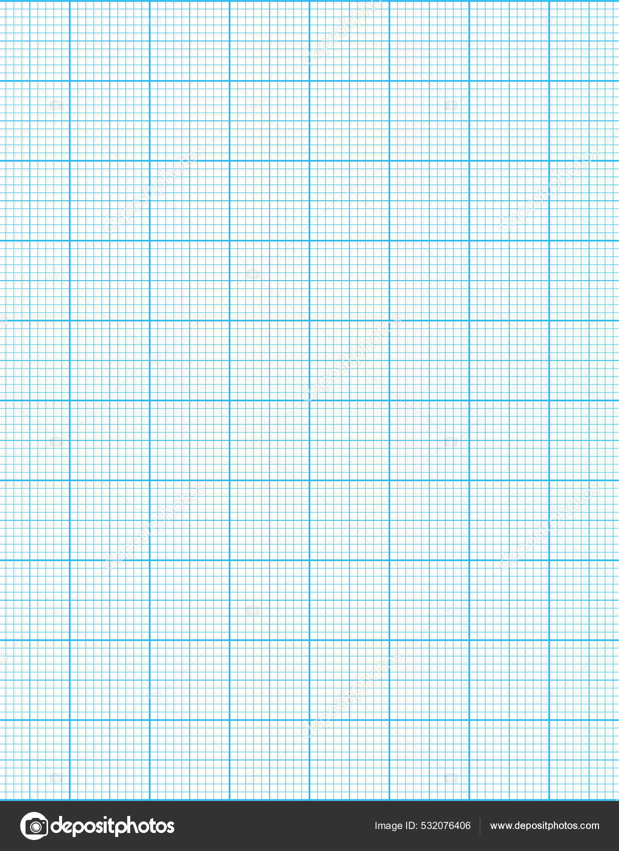 Printable Graph Paper Blue