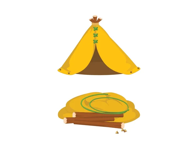 Scout tents Vector Art Stock Images | Depositphotos