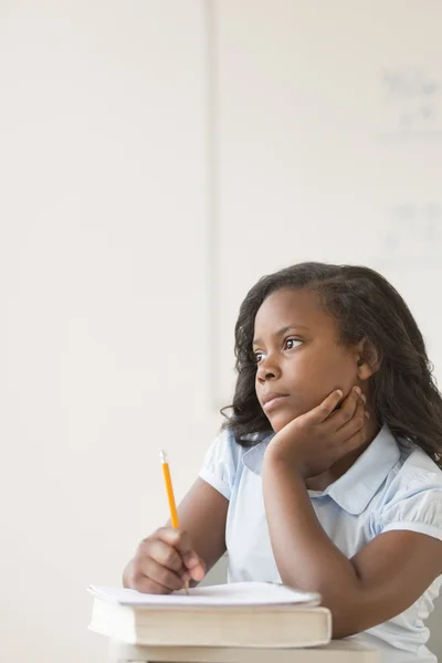 Black child thinking Stock Photos, Royalty Free Black child thinking ...