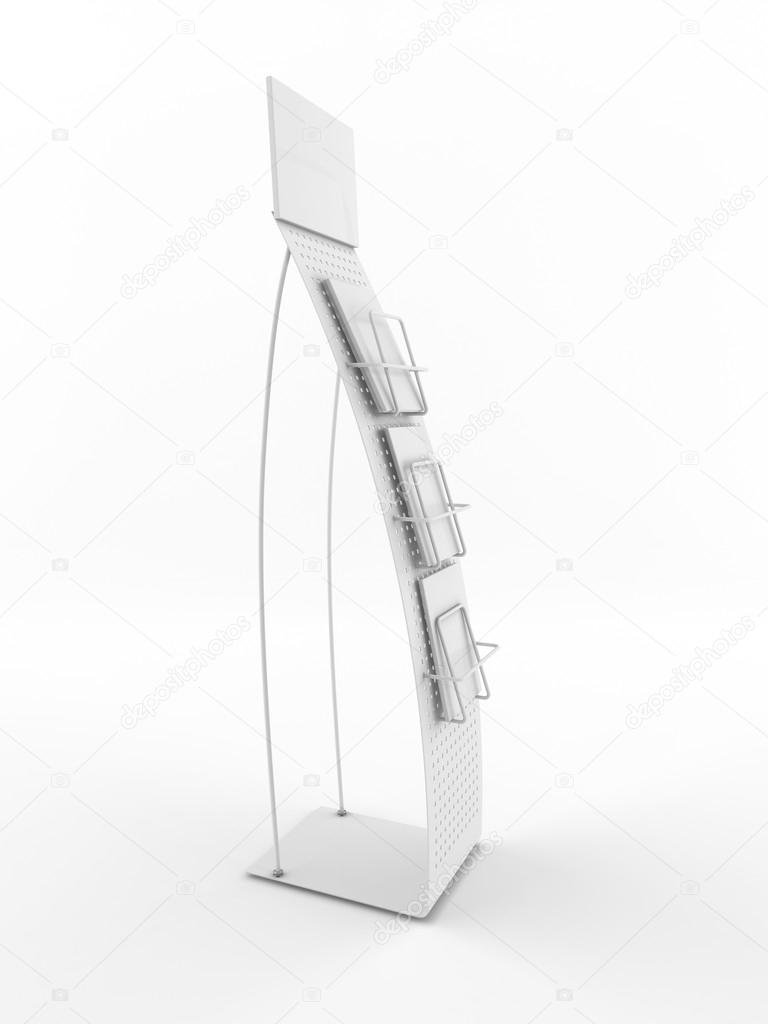 Stand with promotional materials Stock Photo by ©rexi 48968647