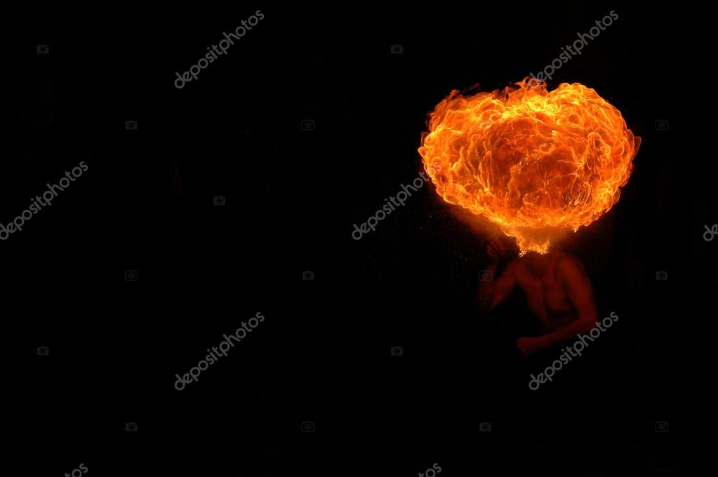 Man spitting fire Stock Photo by ©kovaricekpavel 30401679