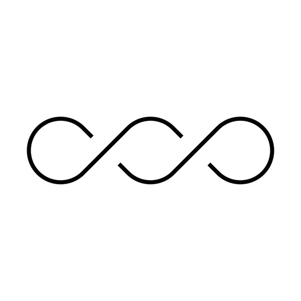 Double Infinity Symbol Vector