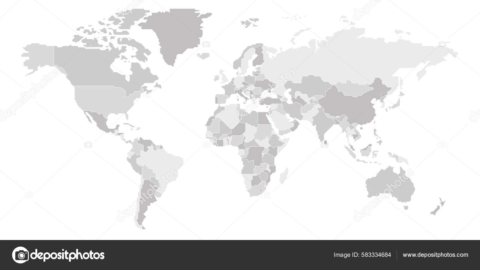 Simplified Blank Schematic Map World Political Map Countries ... Simplified Blank Schematic Map World Political Map Countries ...