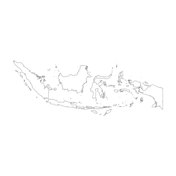 Outline indonesia map Stock vektory, Royalty Free Outline indonesia map ...