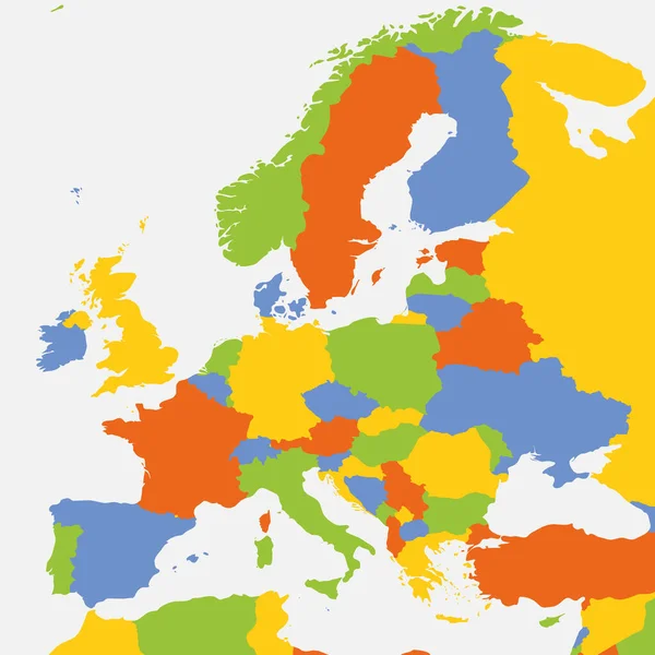 Political Map Of Europe Blank