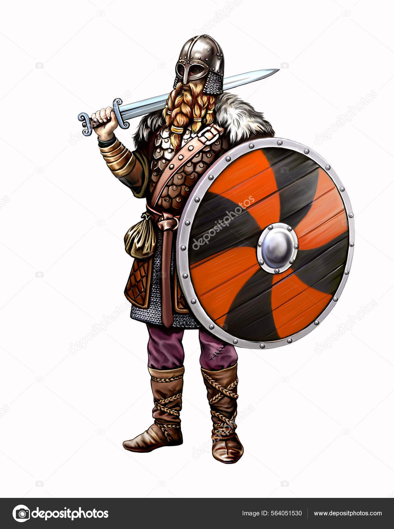 Viking Sword And Shield