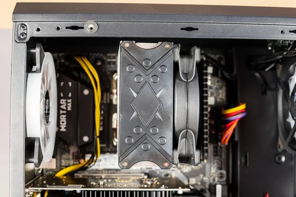 Back Personal Computer System Unit Black Case Ventilation Grille ...