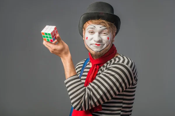 Grimacing clown with Rubik's Cube – Stock Editorial Photo © photollurg2 ...