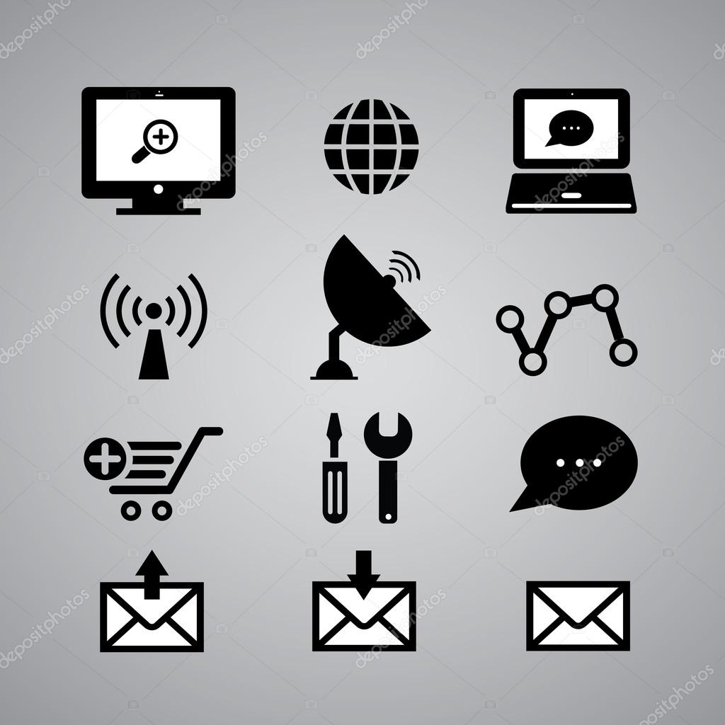 Internet icon Stock Vector Image by ©tackgalich #30776625