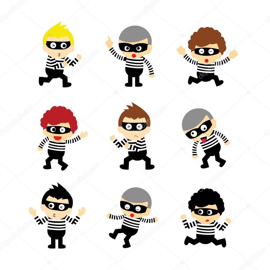 Robar dibujos animados Vector de stock #32512899 de ©tackgalich